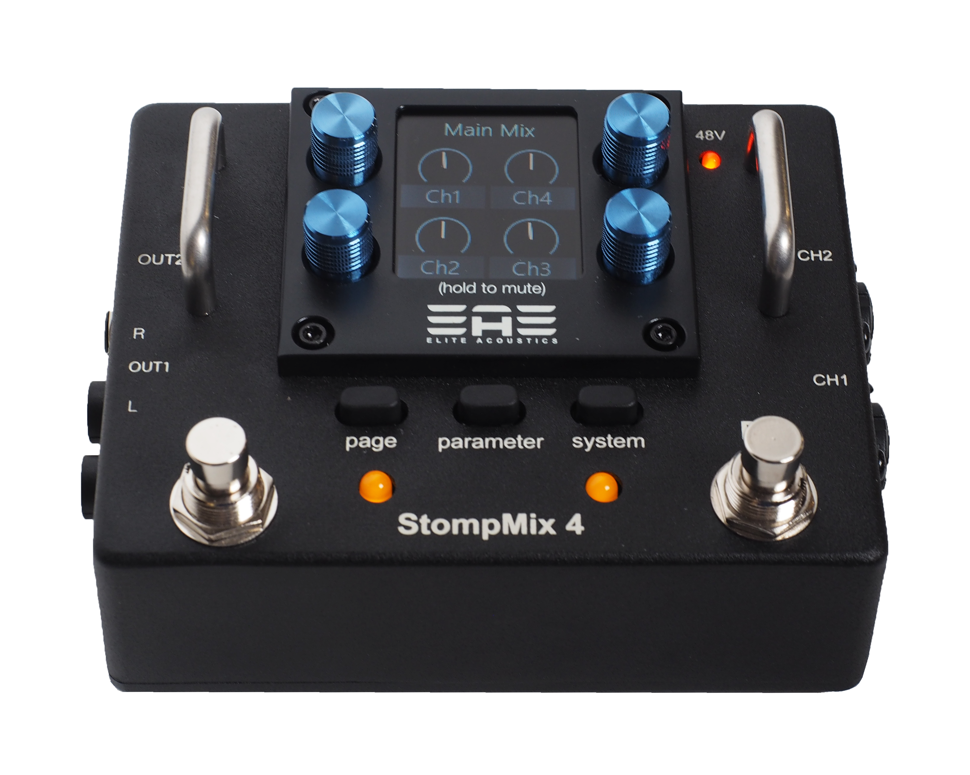 EAE StompMix 4 Digital Mixer Pedal – Elite Acoustics