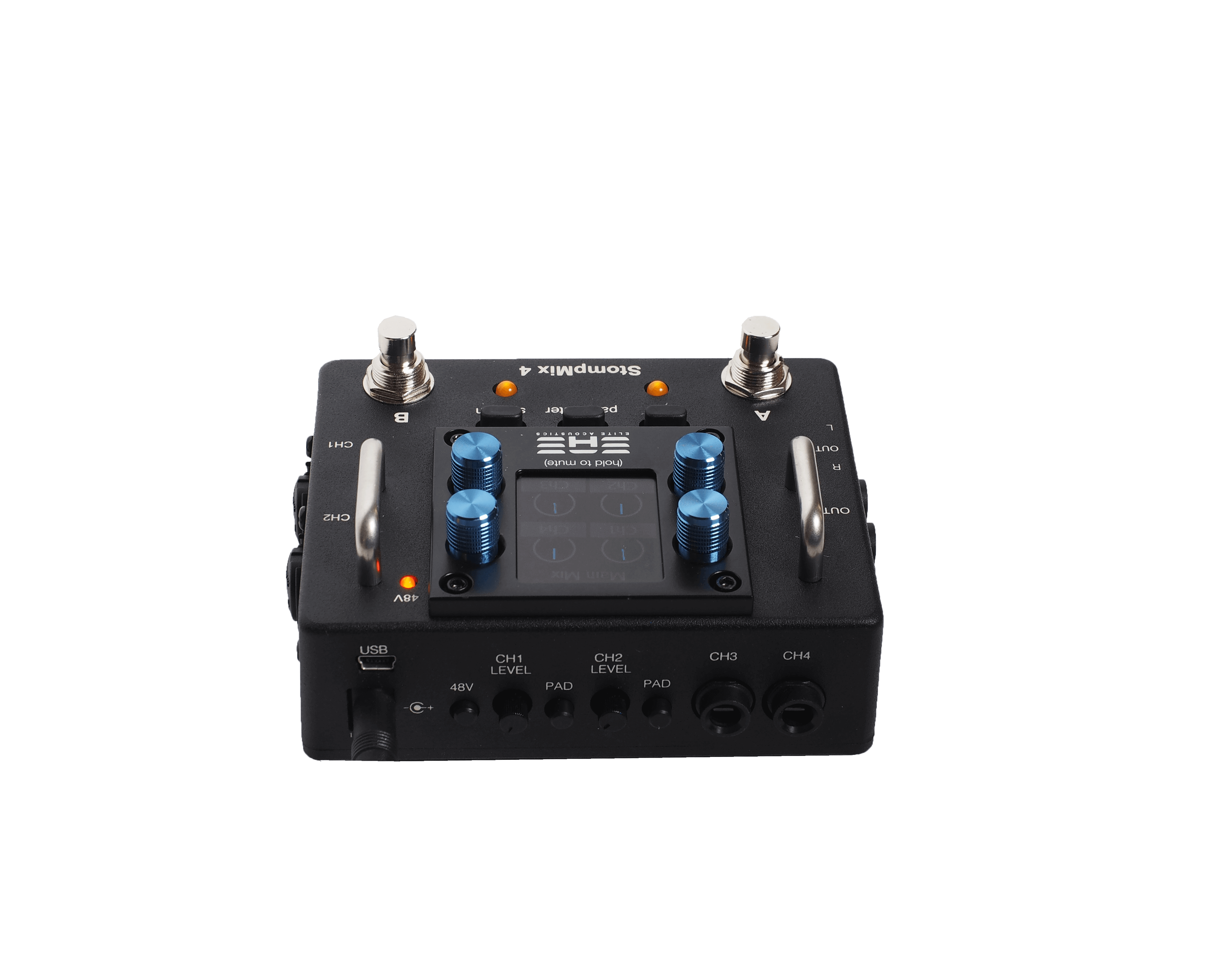 EAE StompMix 4 Compact Digital Mixer Pedal - Elite Acoustics